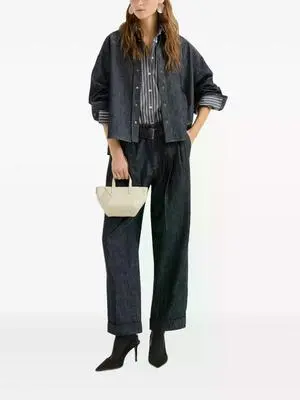 Brunello Cucinelli Striped Cotton Poplin Shirt