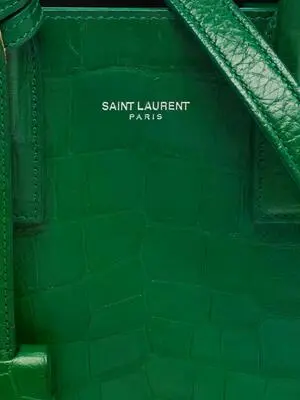 Saint Laurent Nano Sac De Jour Crocodile-embossed Tote Bag