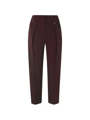 NISSA High-rise Pleated Tailored Trousers