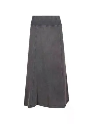 MARANT ETOILE Faded-effect Panelled Midi Skirt