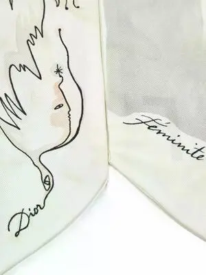 Dior Abcdior Féminité Mitzah Scarf - White