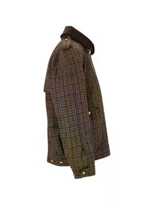 BLAZÉ MILANO Amandira Chausie Check Jacket - Green