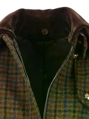 BLAZÉ MILANO Amandira Chausie Check Jacket - Green