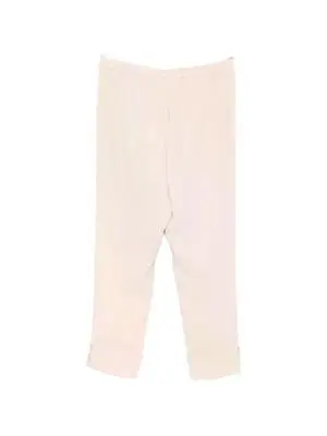 Marina Rinaldi Fiabe Elasticated-waistband Tailored Trousers - Pink