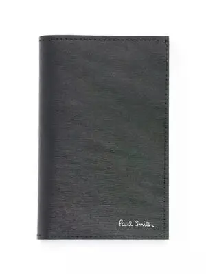 Paul Smith Logo-print Leather Cardholder - Black