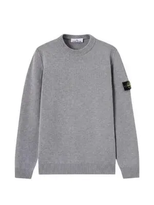 Stone Island 5100072 Lambswool Sweater - Grey