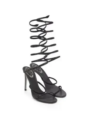 Rene Caovilla Cleo Crystal-embellished Sandals