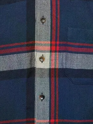 Gucci Plaid Shearling-collar Shirt