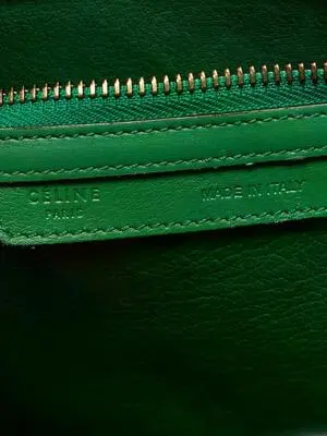 Celine Micro Luggage Tote Bag - Green