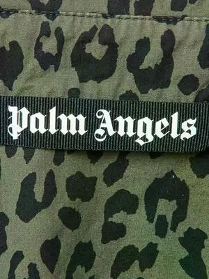 Palm Angels Leopard-print Logo Shirt