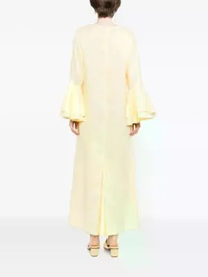 BAMBAH Linen Ruffled Dress