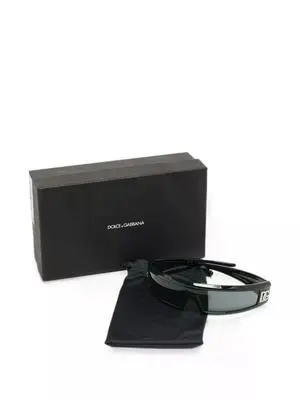 Dolce & Gabbana Shield Logo Sunglasses