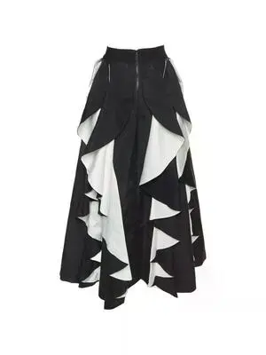 Alice + Olivia Spiral Midi Skirt