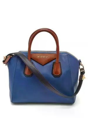 Givenchy Antigona Leather Satchel Bag - Blue