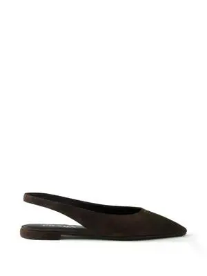 Prada Suede Slingback Ballerinas