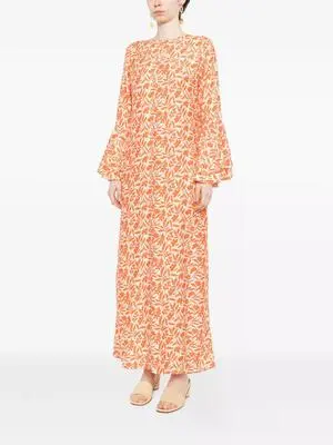 BAMBAH Floral Print Ruffled Dress
