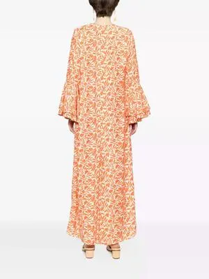 BAMBAH Floral Print Ruffled Dress