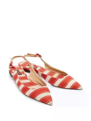 Dolce & Gabbana Pointed-toe Slingback Flat Pumps