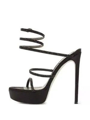 Rene Caovilla Cleo Crystal-embellished Sandals