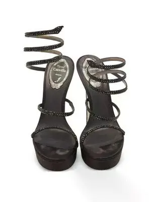 Rene Caovilla Cleo Crystal-embellished Sandals