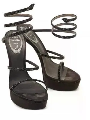 Rene Caovilla Cleo Crystal-embellished Sandals