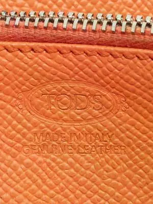 TOD'S Zip-around Logo-plaque Wallet