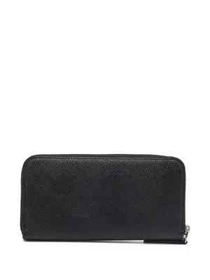 TOD'S Zip-around Logo-plaque Wallet