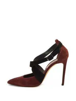 Casadei Pointed-toe Suede Heeled Pumps