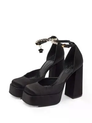Versace Medusa Pendant Platform Pumps