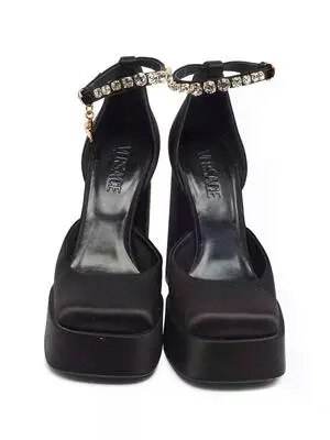 Versace Medusa Pendant Platform Pumps
