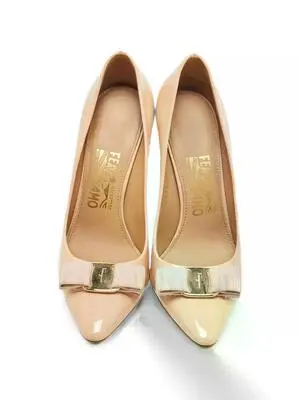 FERRAGAMO Vara Pumps With Logo-engraved Plaque