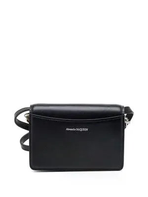 Alexander McQueen Four Ring Leather Shoulder Bag