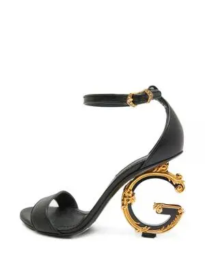 Dolce & Gabbana Keira Ankle Strap Sandals - Black