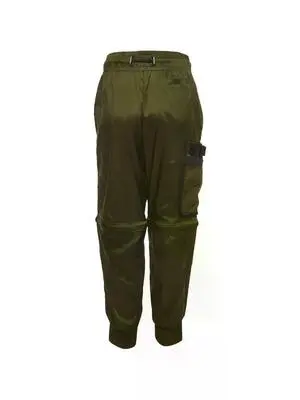 Fendi Drawstring Fastening Trousers With Grid-pattern Texture