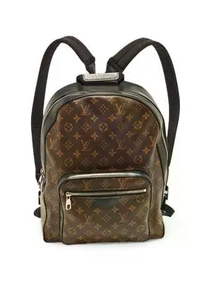 LOUIS VUITTON Macassar Josh Monogram Backpack - Brown
