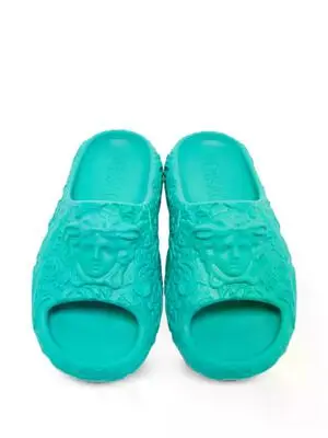 Versace Medusa Embossed Rubber Slides