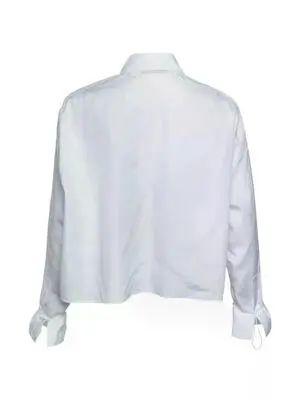 Fendi Cropped Shirt With Drawstring Cuffs