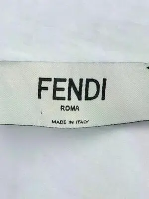 Fendi Cropped Shirt With Drawstring Cuffs