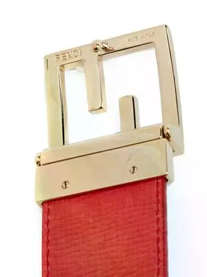Fendi Zucca Ff Logo Belt