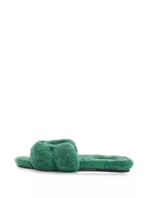 Hermès Oran Shearling Slides