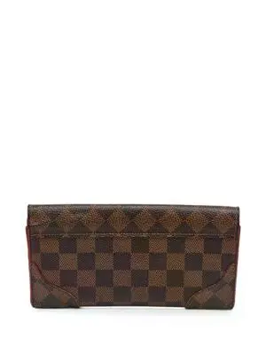 LOUIS VUITTON 2016 Caissa Damier Ebene Wallet