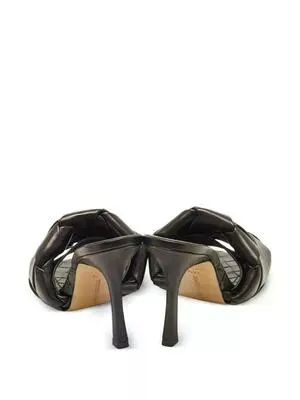 Bottega Veneta Lido Quilted Leather Stiletto Sandals
