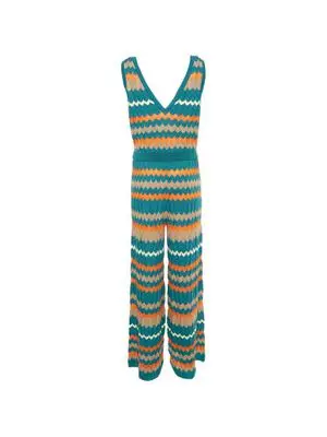 Missoni Crochet-knit Wide-leg Jumpsuit