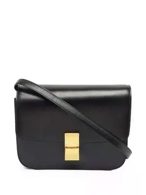 Celine 2016 Medium Classic Box Shoulder Bag - Black