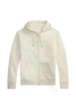 Polo Ralph Lauren Zip-up Drawstring Hoodie - Neutrals