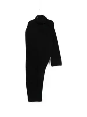 THELATEST Asymmetrical Chunky-knit Mid Dress