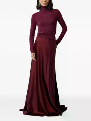 Ralph Lauren Masina Satin Maxi Skirt