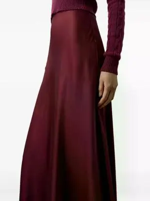 Ralph Lauren Masina Satin Maxi Skirt