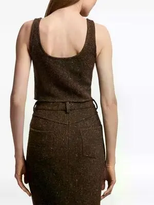 Ralph Lauren Sherry Donegal Tweed Top