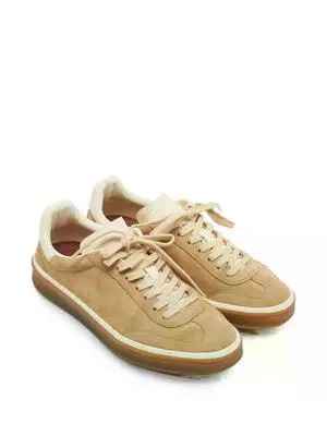 Loro Piana Tennis Walk Panelled Sneakers